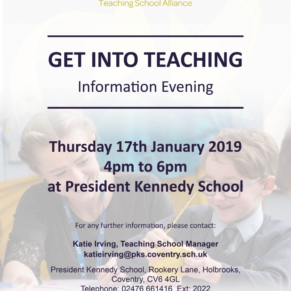 Keresley Newland Primary Academy - Get into Teaching Information Evening